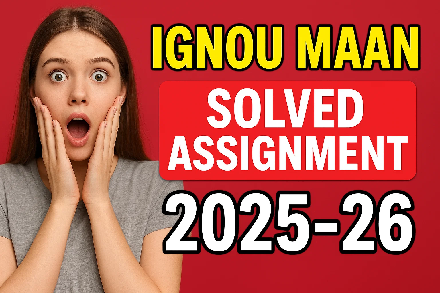 IGNOU MAAN SOLVED ASSIGNMENT 2025-26 FREE